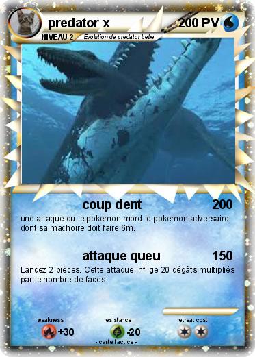 Pokémon predator x 19 19 - coup dent - Ma carte Pokémon