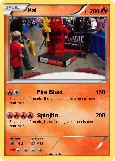 Pokémon Kai 988 988 - Fire Blast - My Pokemon Card