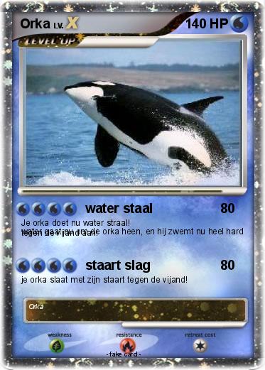 Pokémon Orka 3 3 - water staal - My Pokemon Card