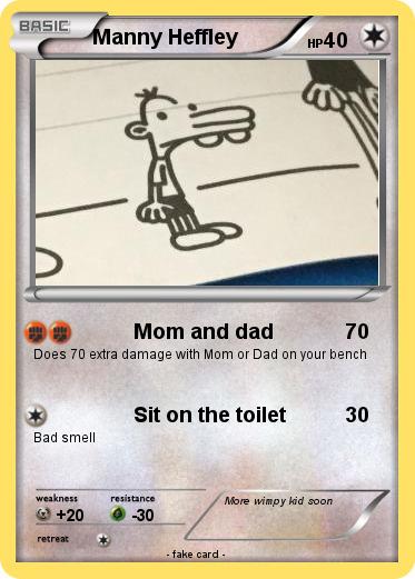 Pokémon Manny Heffley 38 38 - Mom and dad - My Pokemon Card