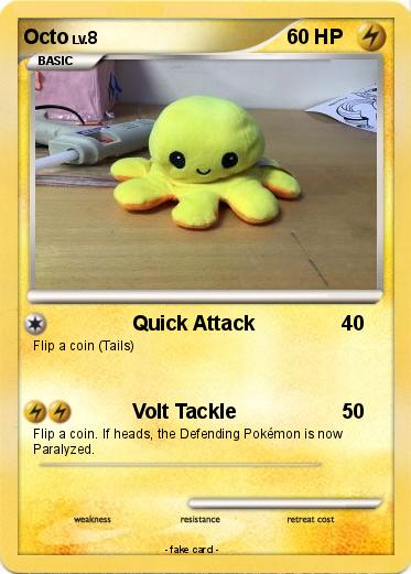 Pokémon Octo 108 108 - Quick Attack - My Pokemon Card