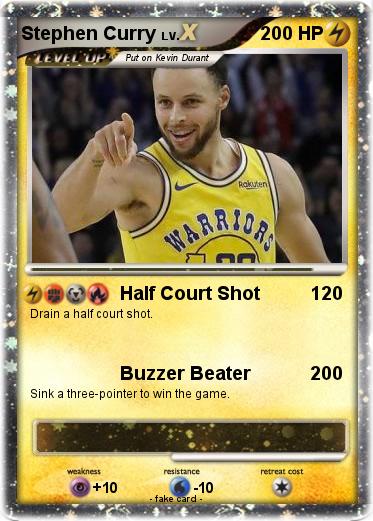 Pokémon Stephen Curry 261 261 - Half Court Shot - My Pokemon Card
