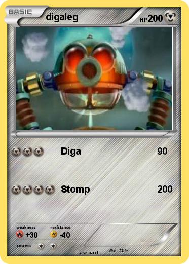 Pokémon digaleg 1 1 - Diga - My Pokemon Card