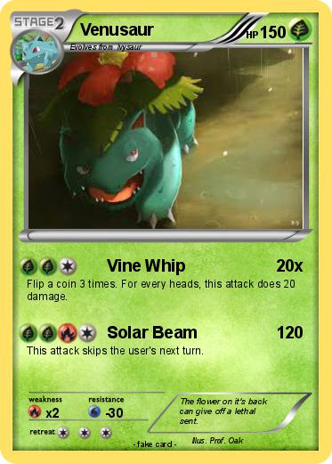 Pokémon Venusaur 878 878 - Vine Whip - My Pokemon Card