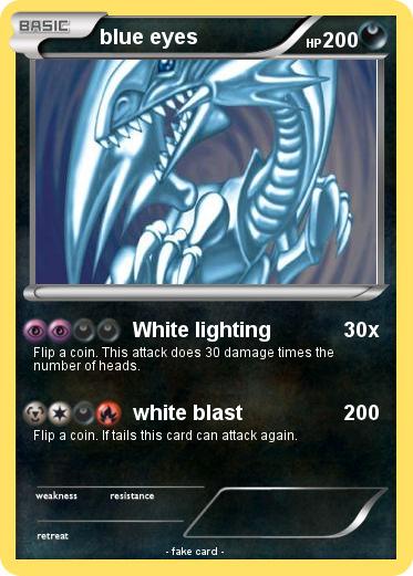 Pokémon blue eyes 361 361 - White lighting - My Pokemon Card