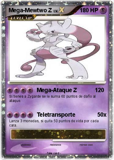 Pokémon Mega Mewtwo Z - Mega-Ataque Z - My Pokemon Card