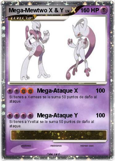 Pokémon Mega Mewtwo X Y - Mega-Ataque X - My Pokemon Card