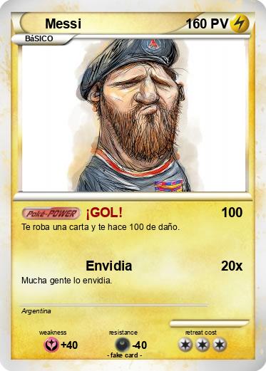Pokémon Messi 2367 2367 - ¡GOL! - Mi carta pokémon