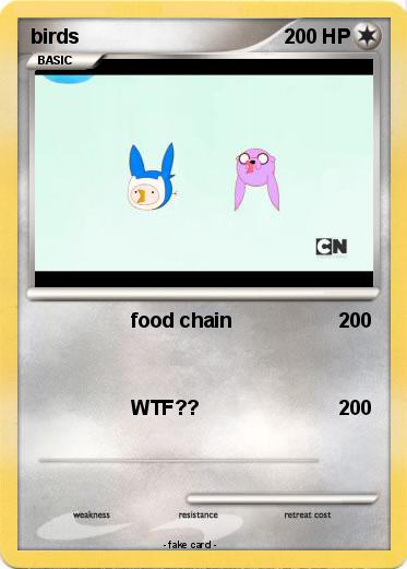 Pokémon birds 57 57 - food chain - My Pokemon Card