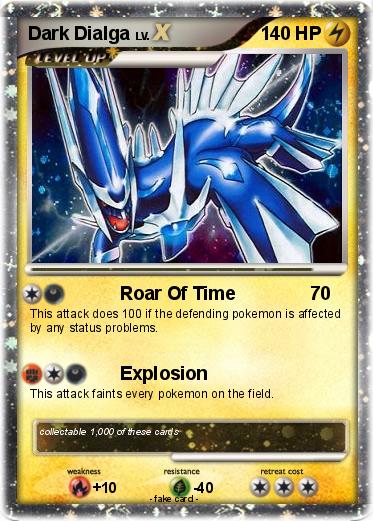 Pokémon Dark Dialga 141 141 - Roar Of Time - My Pokemon Card