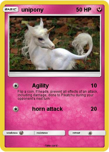Pokémon unipony 2 2 - Agility - My Pokemon Card