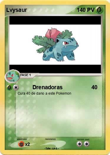 Pokémon Lvysaur 2 2 - Drenadoras - Mi carta pokémon