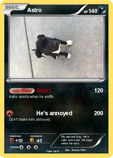 Pokémon Astro 98 98 - Snort - My Pokemon Card