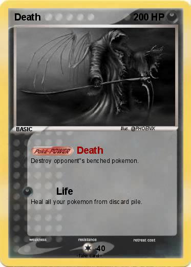 Pokémon Death 4057 4057 - Death - My Pokemon Card