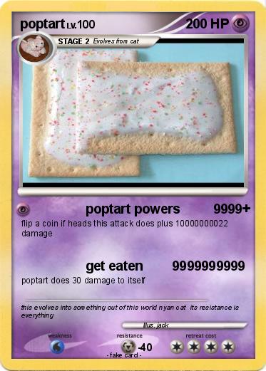 Pokémon poptart 13 13 - poptart powers 9999+ - My Pokemon Card