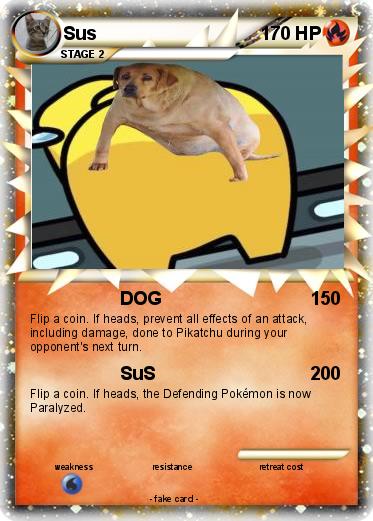 Pokémon Sus 125 125 - DOG - My Pokemon Card