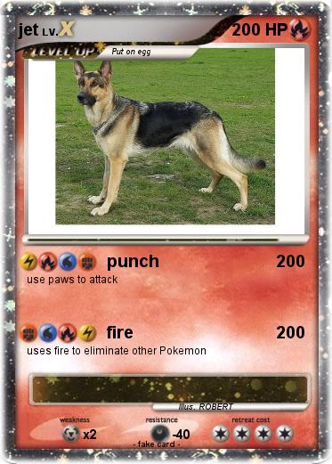 Pokémon jet 580 580 - punch - My Pokemon Card