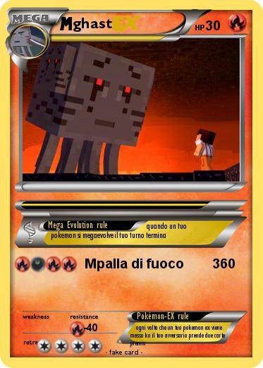 Pokémon ghast 501 501 - Mpalla di fuoco 360 - My Pokemon Card
