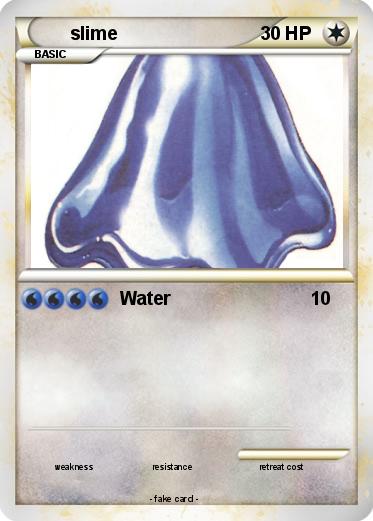 Pokémon slime 99 99 - Water - My Pokemon Card