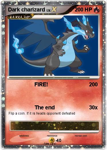 Pokémon Dark charizard 735 735 - FIRE! - My Pokemon Card