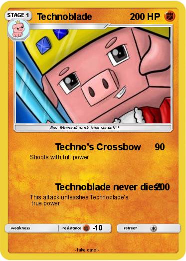 Pokémon Technoblade 84 84 - Techno's Crossbow - My Pokemon Card
