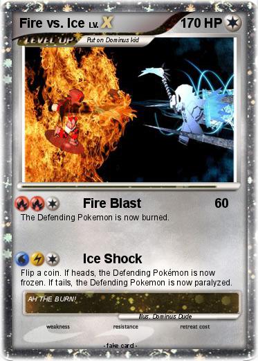 Pokémon Fire vs Ice 5 5 - Fire Blast - My Pokemon Card