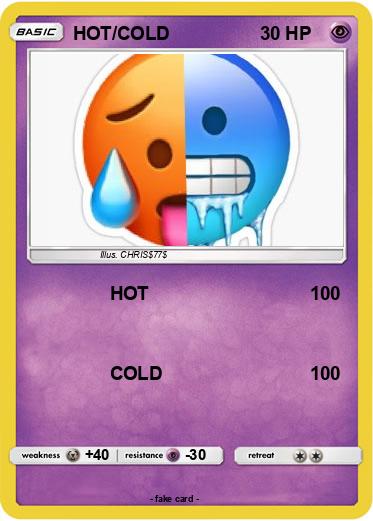 Pokémon HOT COLD - HOT - My Pokemon Card