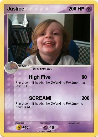 Pokémon Justice 109 109 - High Five - My Pokemon Card