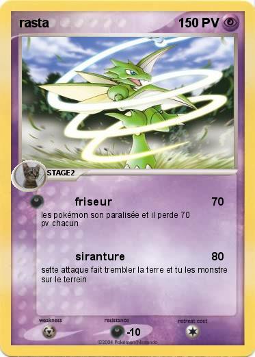 Pokémon rasta 11 11 - friseur - Ma carte Pokémon