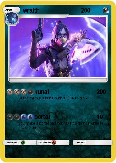 Pokémon wraith 74 74 - kunai - My Pokemon Card