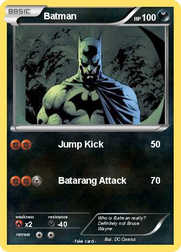 Pokémon Batman 2134 2134 - Jump Kick - My Pokemon Card