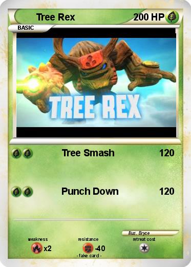 Pokémon Tree Rex 114 114 - Tree Smash - My Pokemon Card