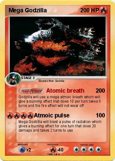 Pokémon Mega Godzilla 14 14 - Atomic breath - My Pokemon Card