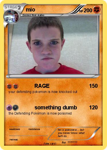 Pokémon mio 41 41 - RAGE - My Pokemon Card