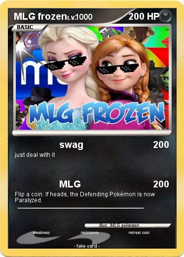 Pokémon MLG frozen - swag - My Pokemon Card