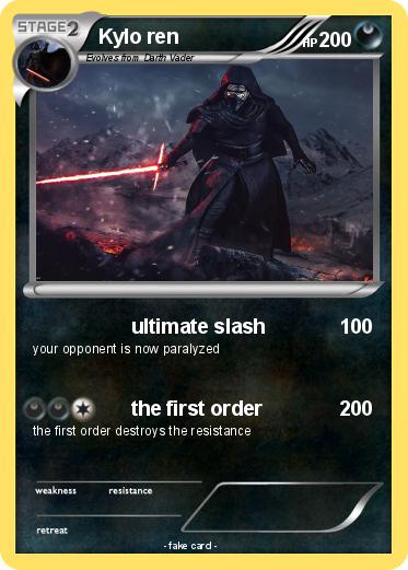 Pokémon Kylo ren 221 221 - ultimate slash - My Pokemon Card