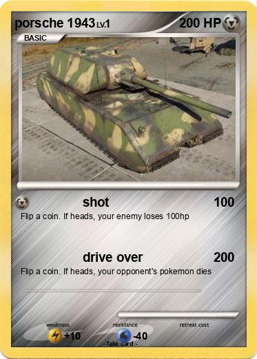Pokémon porsche 1943 1943 - shot - My Pokemon Card