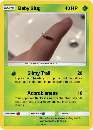 Pokémon Baby Slug - Slimy Trail - My Pokemon Card