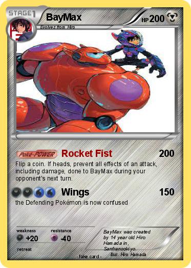 Pokémon BayMax 123 123 - Rocket Fist - My Pokemon Card