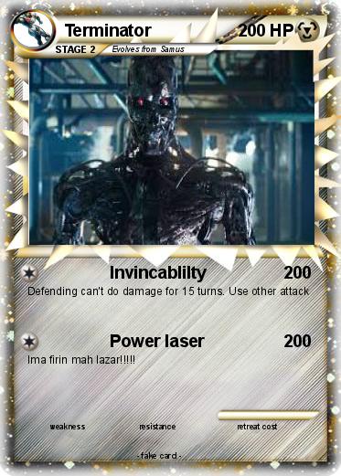 Pokémon Terminator 545 545 - Invincablilty - My Pokemon Card