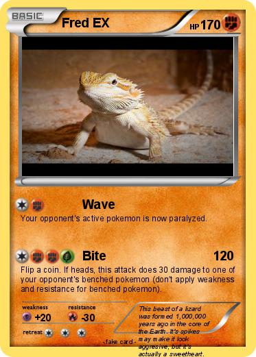 Pokémon Fred EX 6 6 - Wave - My Pokemon Card