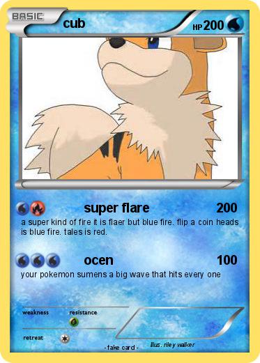 Pokémon cub 65 65 - super flare - My Pokemon Card