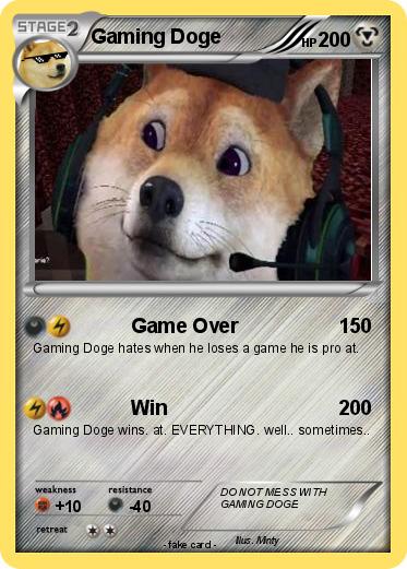 Pokémon Gaming Doge 1 1 - Game Over - My Pokemon Card