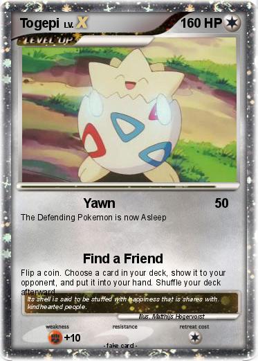 Pokémon Togepi 120 120 - Yawn - My Pokemon Card
