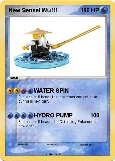 Pokémon New Sensei Wu - WATER SPIN - My Pokemon Card