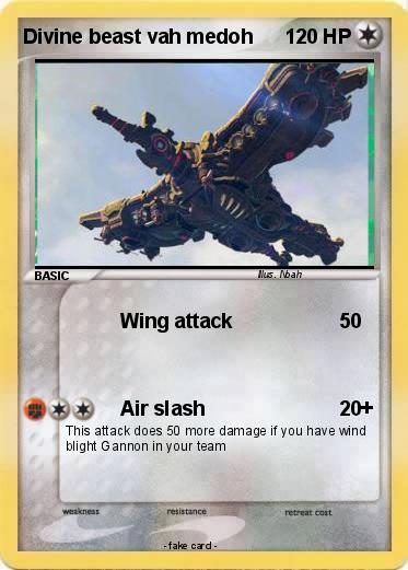 Pokémon Divine beast vah medoh - Wing attack - My Pokemon Card