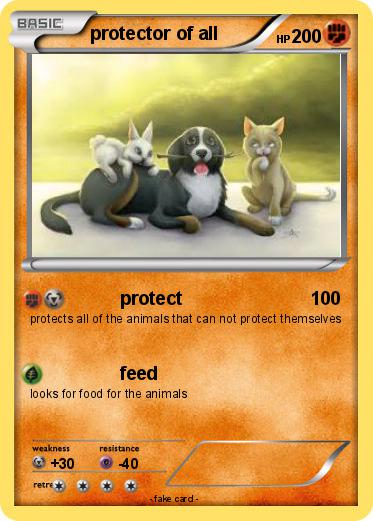 Pokémon protector of all - protect - My Pokemon Card