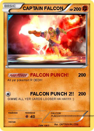 Pokémon CAPTAIN FALCON 364 364 - FALCON PUNCH! - My Pokemon Card