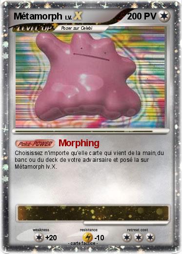 Pokémon Metamorph 61 61 - Morphing - Ma carte Pokémon