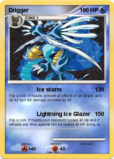 Pokémon Drigger 3 3 - Ice storm - My Pokemon Card